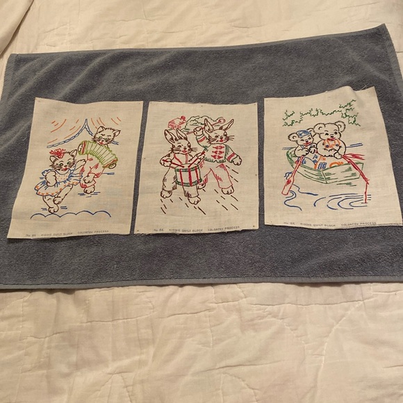 Other | Kiddie Quilt Blocks 3 For Embroidery 1x7 Colortex Process ...